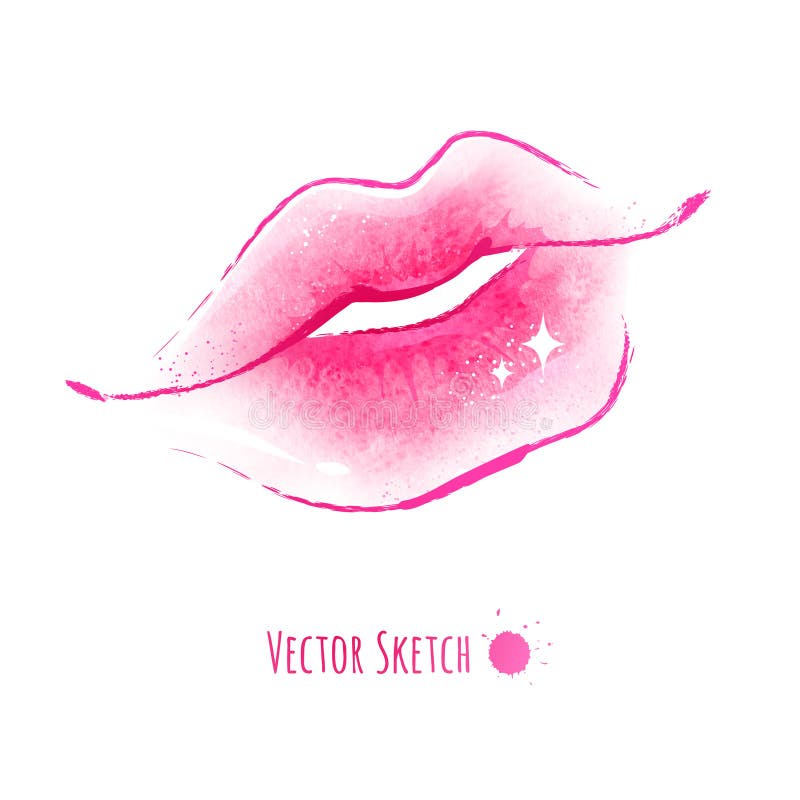 Line Drawing Lips Stock Illustrations – 12,778 Line Drawing Lips Stock ...