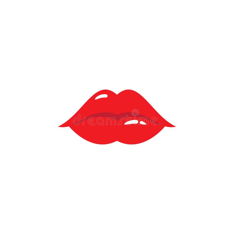 Lips logo vector stock vector. Illustration of romantic - 160508004