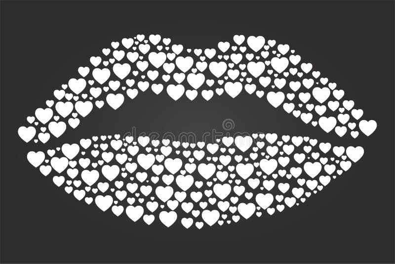 Lips Doodle Drawing stock vector. Illustration of concept - 47125018