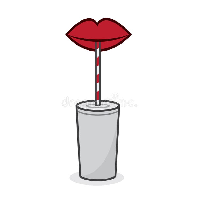 Lips Drinking Stock Illustrations – 301 Lips Drinking Stock ...