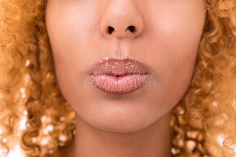 Pouting lips stock photo. Image of caucasian, mouth, cosmetics - 20022946