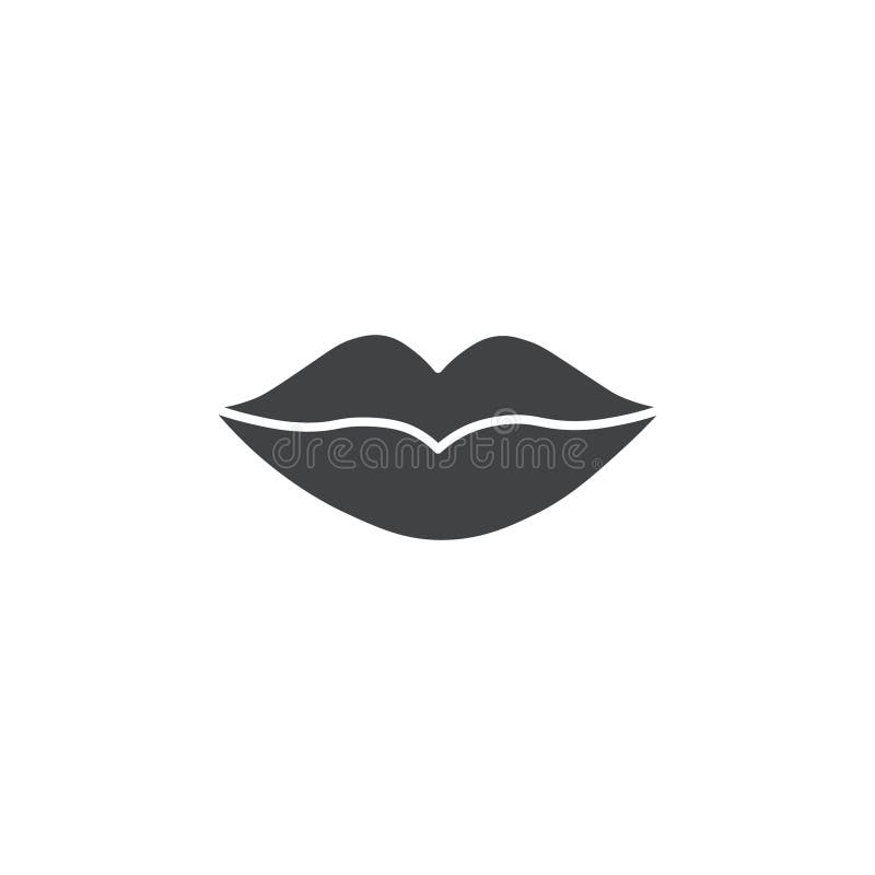 Lips Icon Group Symbol or Sign Vector Stock Illustration - Illustration ...