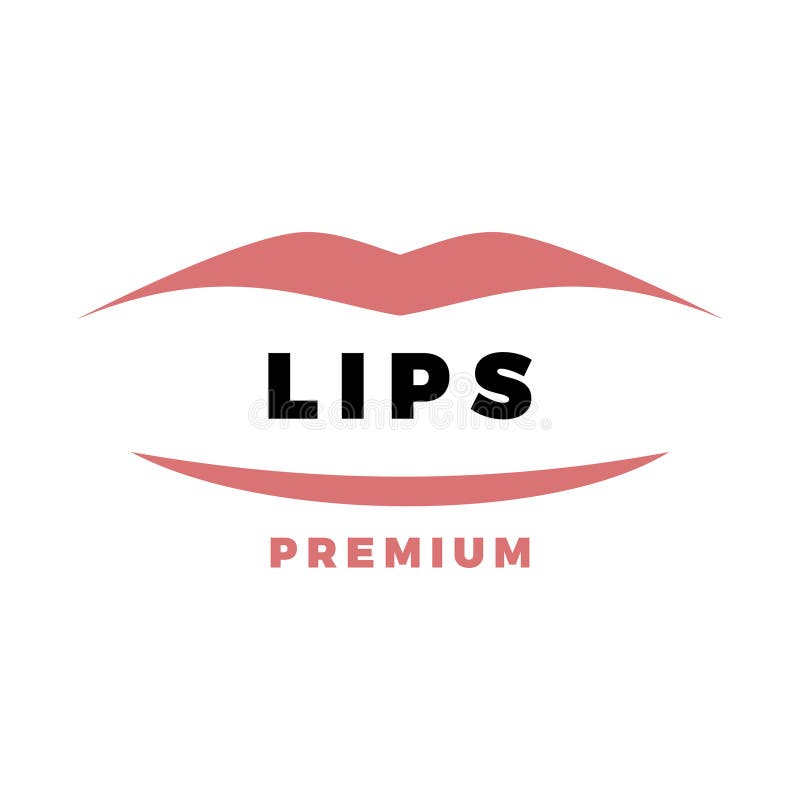 Lips Icon Vector Logo Template Illustration Design Stock Vector ...