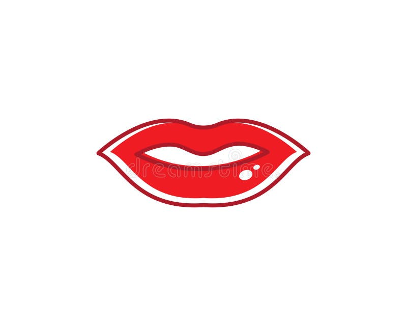 Lips icon vector stock vector. Illustration of shiny - 125291401