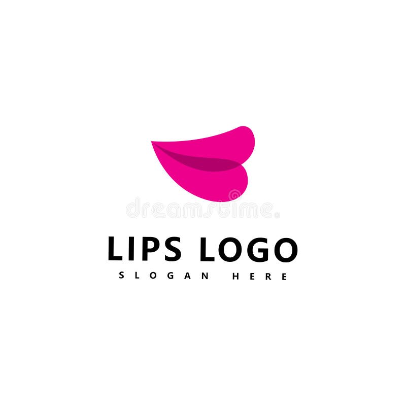 Lips Logo Beauty , Lips Vector Illustration Stock Vector - Illustration ...