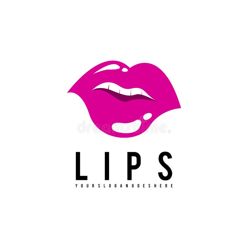 Lips Logo. Logo Template for Your Business Stock Illustration ...