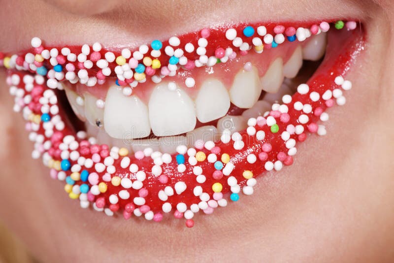 Sweet lips stock image. Image of glamour, sweet, lips - 8681657