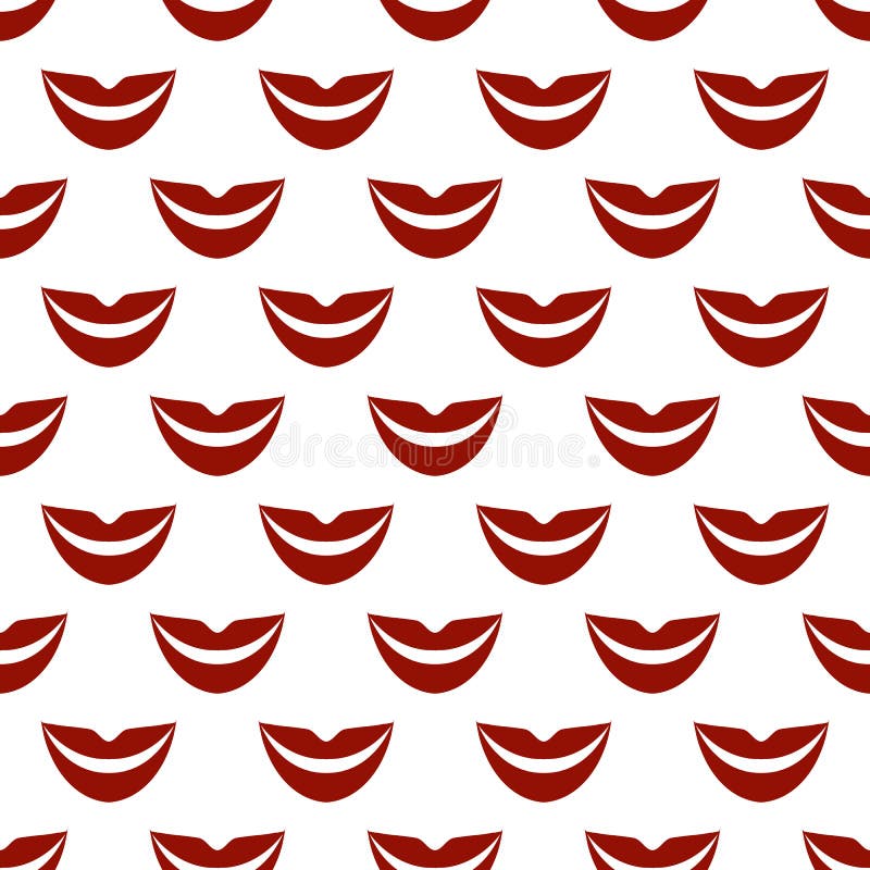 Lips. Seamless pattern stock illustration. Illustration of lover - 83069787