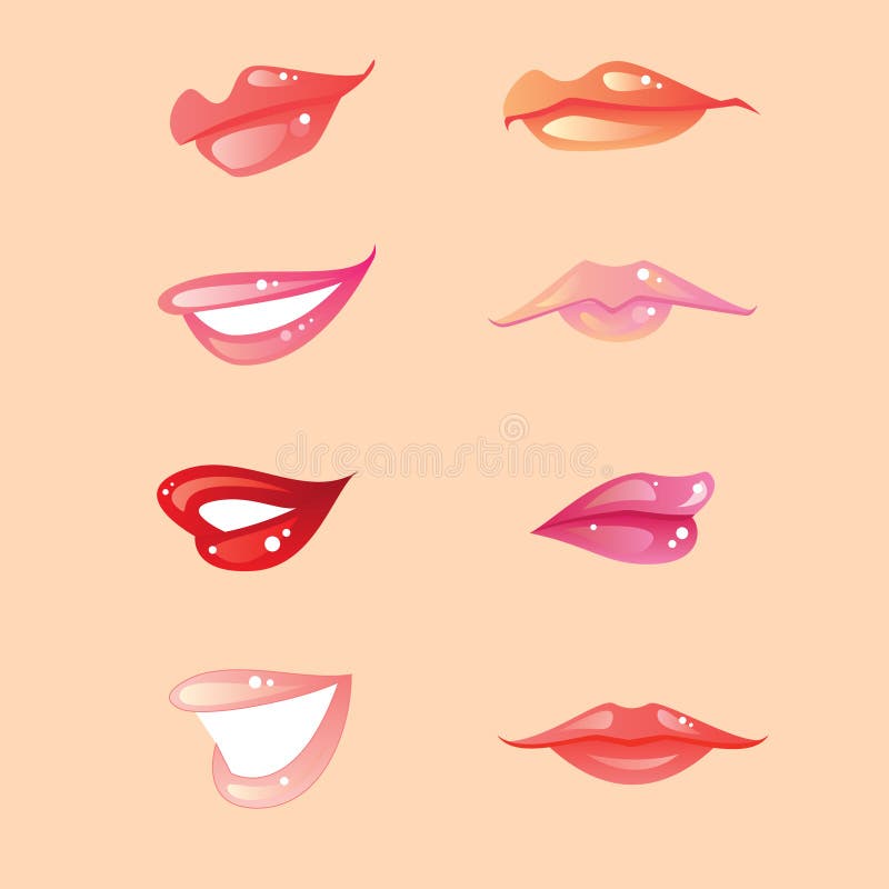 Emoticons Face Expressions Set Stock Vector - Illustration of character ...