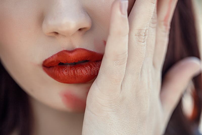 611 Smeared Lips Photos - Free & Royalty-Free Stock Photos from Dreamstime