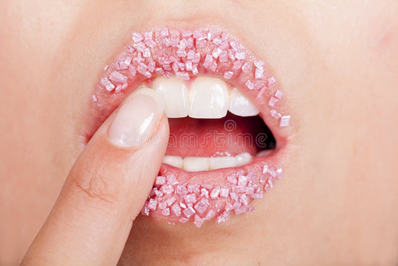 Sweet lips stock image. Image of glamour, sweet, lips - 8681657