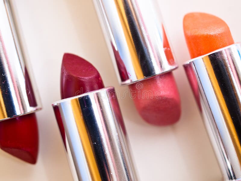 Lipstick colours stock image. Image of object, multitude - 17235363