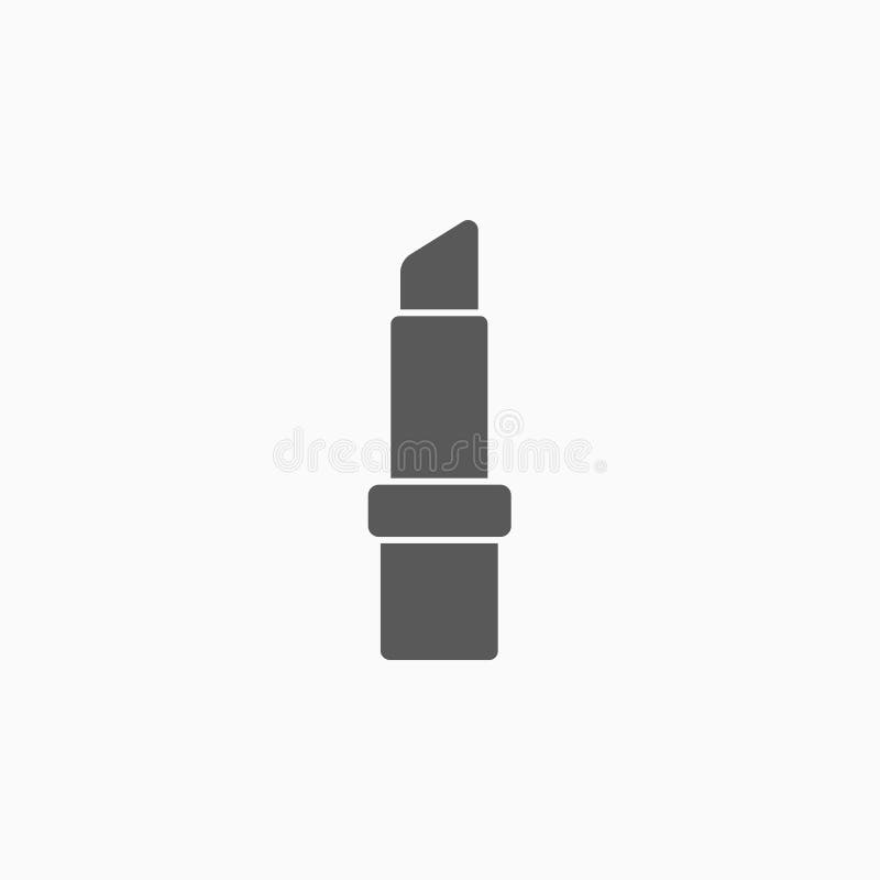 Lipstick Icon, Lip, Cosmetic, Fashion, Beautiful Stock Vector ...