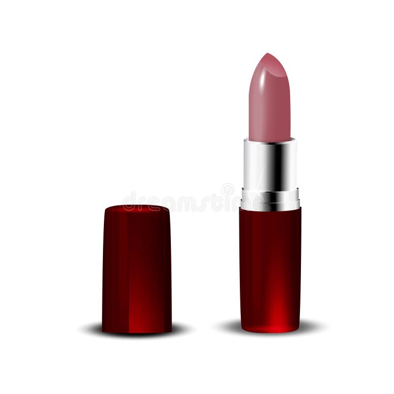 Lipstick Isolated on White. Vector Set. EPS10. Stock Vector ...