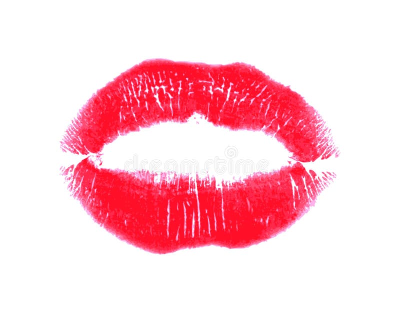 Red Lips Stock Vector Illustration Of Gloss Human Symbol 20223455