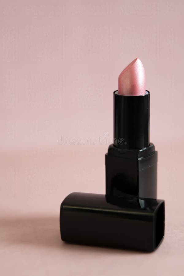 Lipstick with a Soft Pastel Rose Color. Stock Image - Image of luxury ...