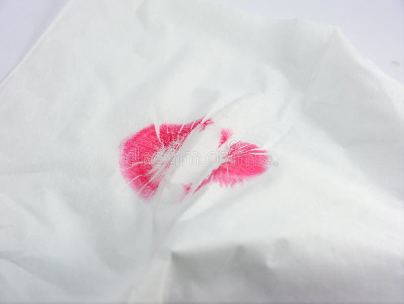 Lipstick Mark stock photo. Image of crease, lipstick - 78595070