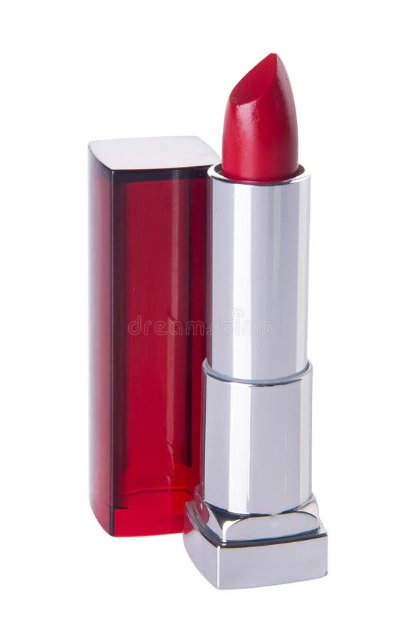 Lipstick on a White Background Stock Photo - Image of care, bright ...
