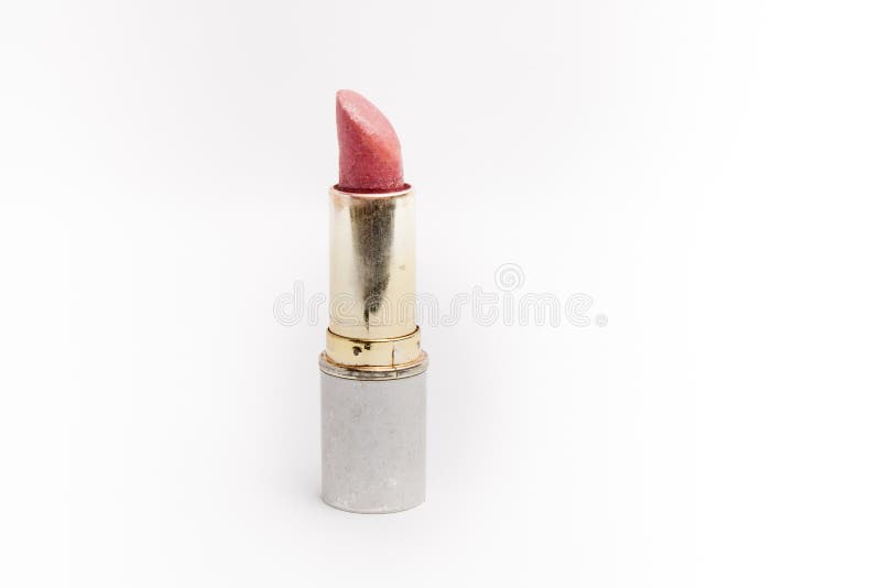 Lipstick on a White Background Stock Photo - Image of white, single ...