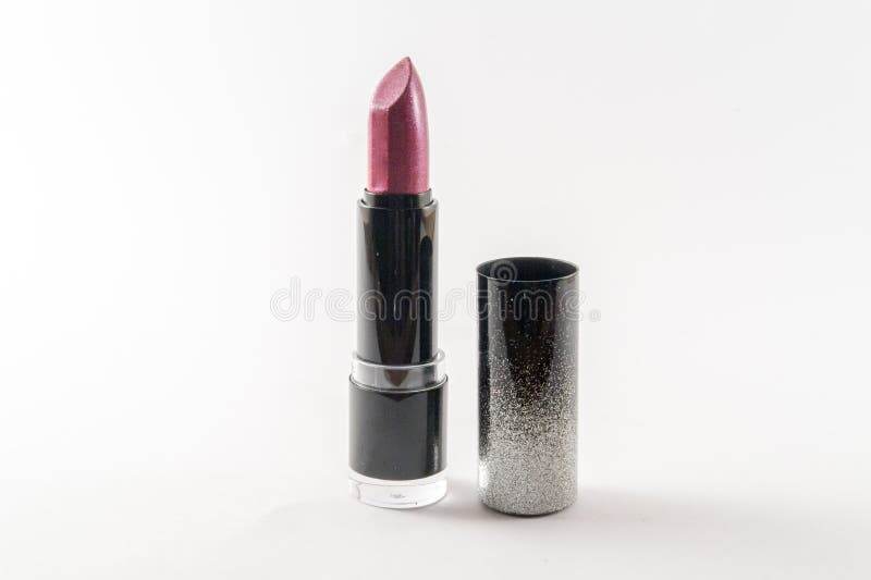 Lipstick on White Background Stock Image - Image of cosmetics, cosmetic ...
