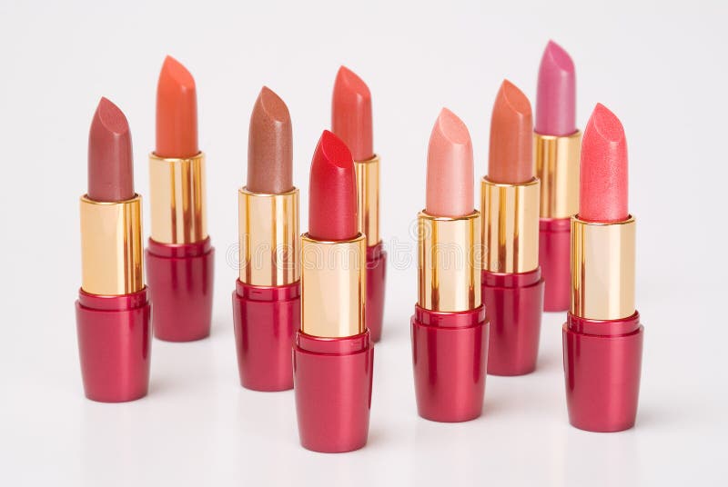 Lipsticks stock photo. Image of cosmetology, isolated - 1335086