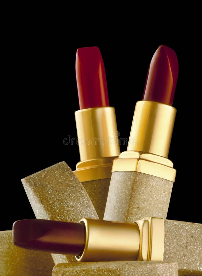 Lipsticks still life stock image. Image of accessory - 48862661