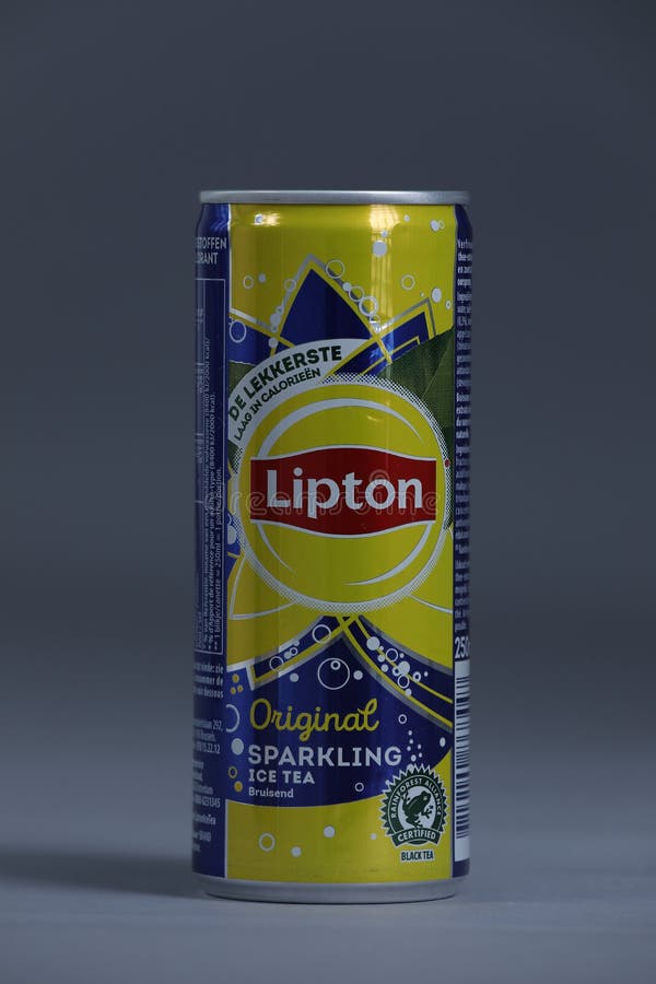 Lipton Sparkling Ice Tea, Isolated Editorial Photo - Image of drink ...