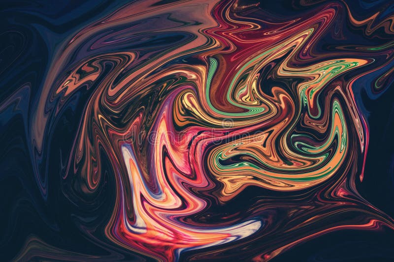 Liquid Abstract Background with Liquified Style Stock Image - Image of ...