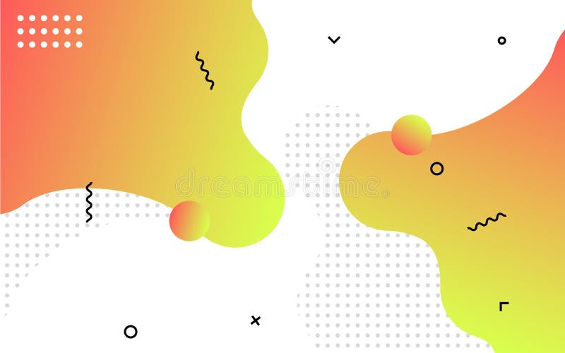 Liquid Abstract Banner Design. Fluid Vector Shaped Background Stock ...