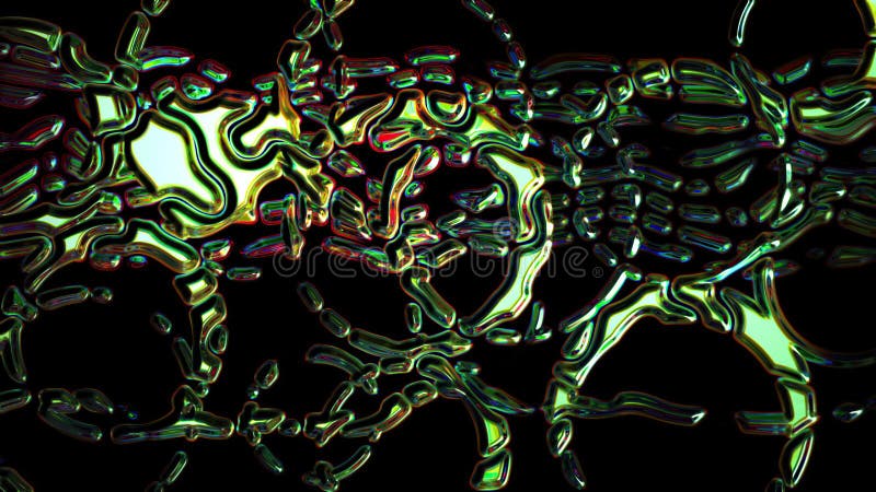 Liquid Abstract Organic Form Stock Illustration - Illustration of black ...