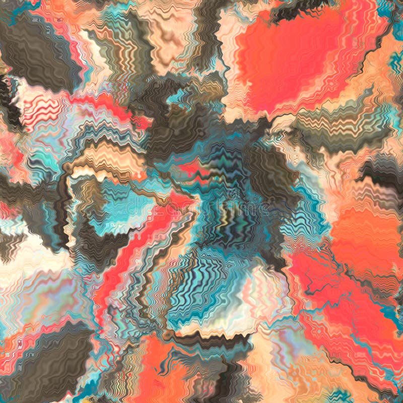 Liquid Abstract Pattern with Multicolour, Waves Pattern Design Stock ...