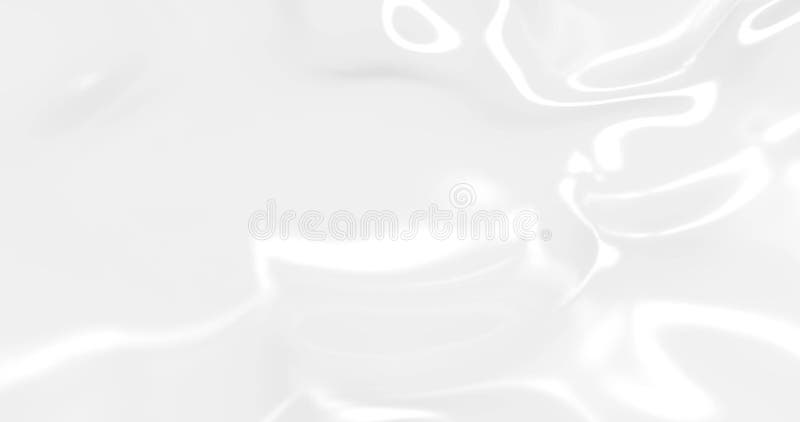Liquid Abstract White Background. Smooth Glossy Texture 3D Rendering L ...