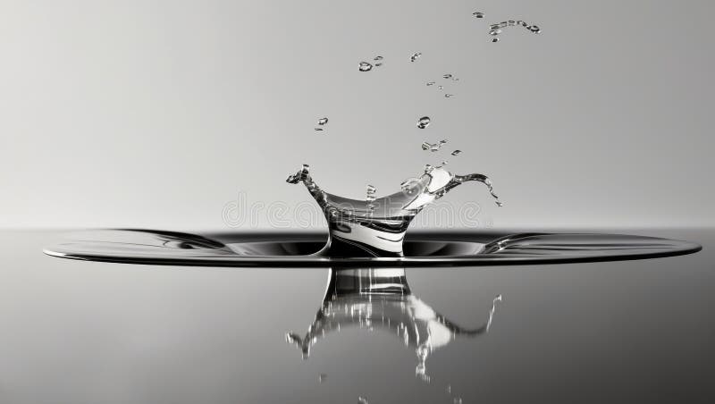 Liquid Alcohol Spilling on Black Surface Stock Photo - Image of mirror ...