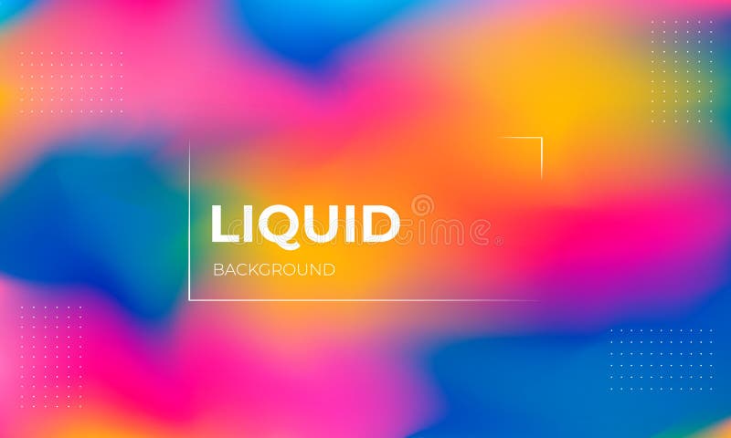 Liquid Background with Dots for Banner, Posters. Vector Illustration ...
