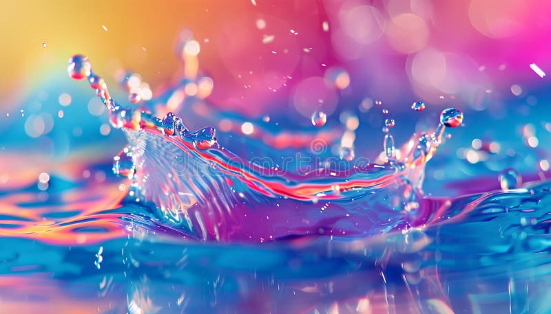 Liquid Background, No Glass, only Liquid Multi-colored Stock ...