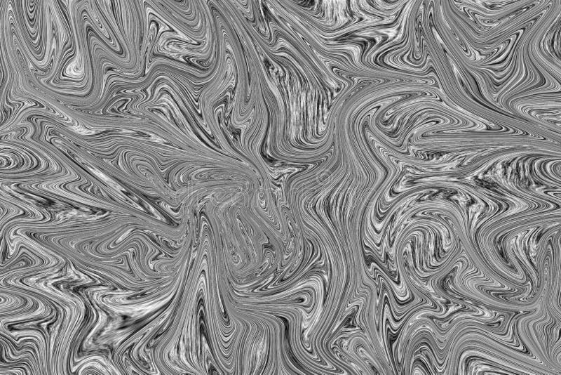 Liquid Black and White Paint on White Paper Background Stock ...