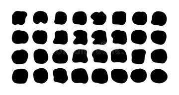 Black Blob Shapes Stock Illustrations – 3,772 Black Blob Shapes Stock Illustrations, Vectors ...
