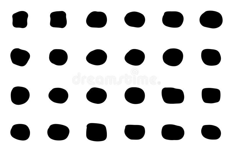 Liquid Blob Shapes, Vector Organic Random Forms, Black Fluid Silhouette ...