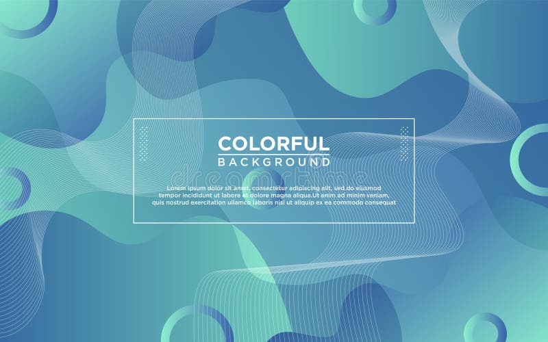 Liquid Blue Color Background Design. Fluid Gradient Shapes Composition ...