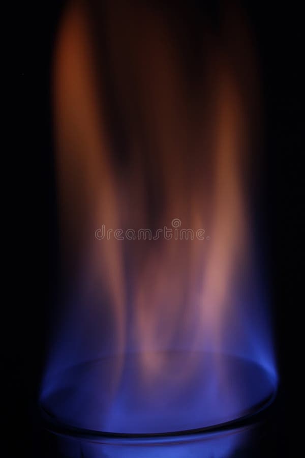 Liquid burning blue flame stock image. Image of teaching - 35093131