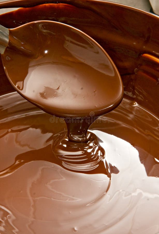Liquid Chocolate. stock photo. Image of food, dessert - 6777910