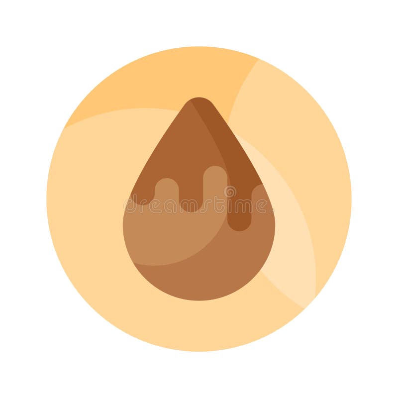 Liquid Chocolate Drop Vector Design, Sweet Cocoa Dessert Droplet ...