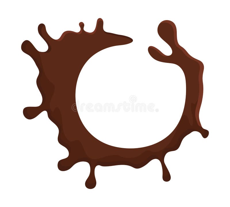 Liquid Chocolate Illustration Stock Vector - Illustration of energy ...