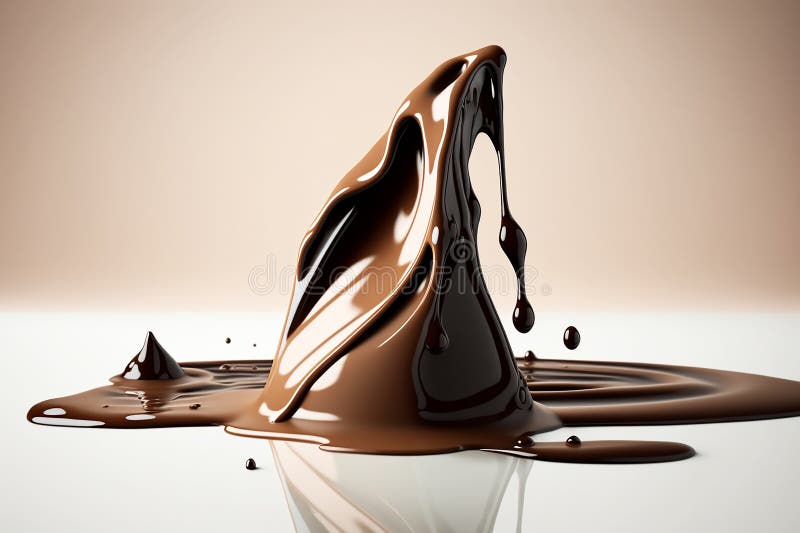 Liquid Chocolate, Splashes of Chocolate, Drips, Drops of Chocolate ...
