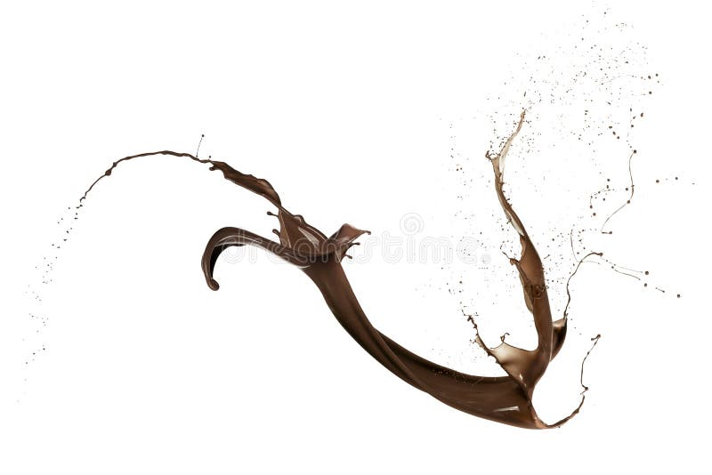 Liquid chocolate wave stock photo. Image of motion, dripping - 284272792