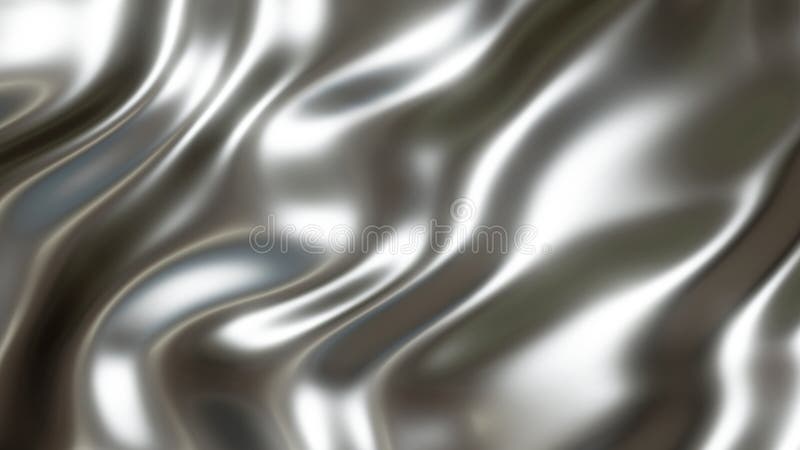 Liquid Chrome Waves Background, Shiny and Lustrous Metal Pattern ...