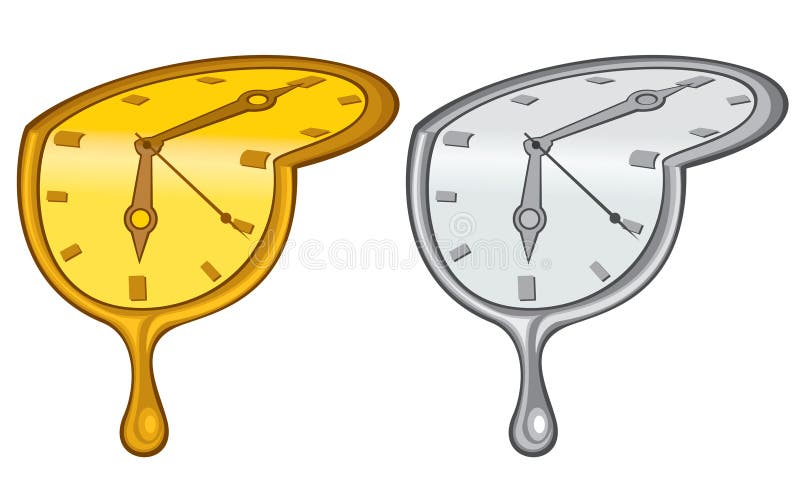Liquid clock stock vector. Illustration of liquid, pattern - 11353476