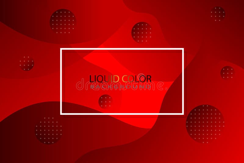 Red Liquid Color As Background Stock Vector - Illustration of flow ...