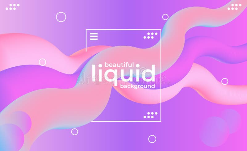 Colorful Liquid Background with Modern Design Stock Vector ...