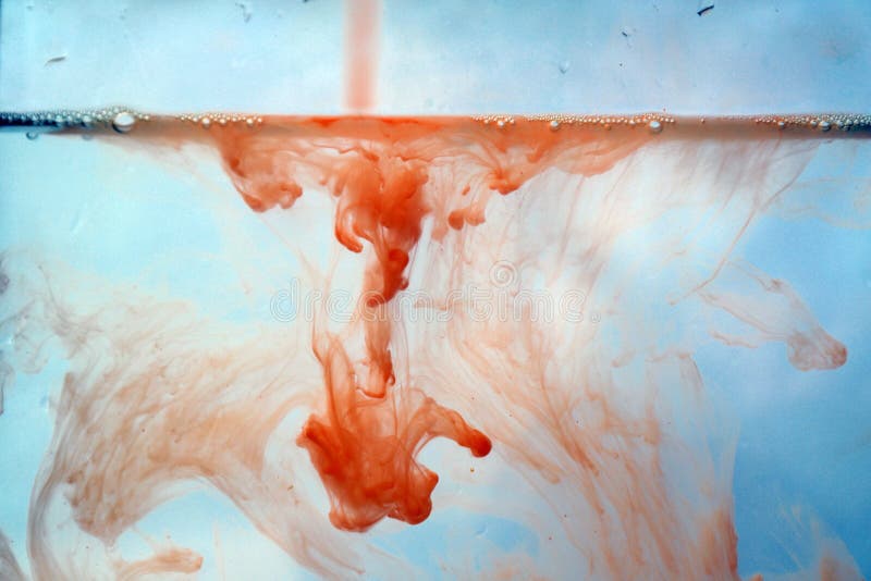 Liquid colors stock photo. Image of paint, orange, dance - 51646582